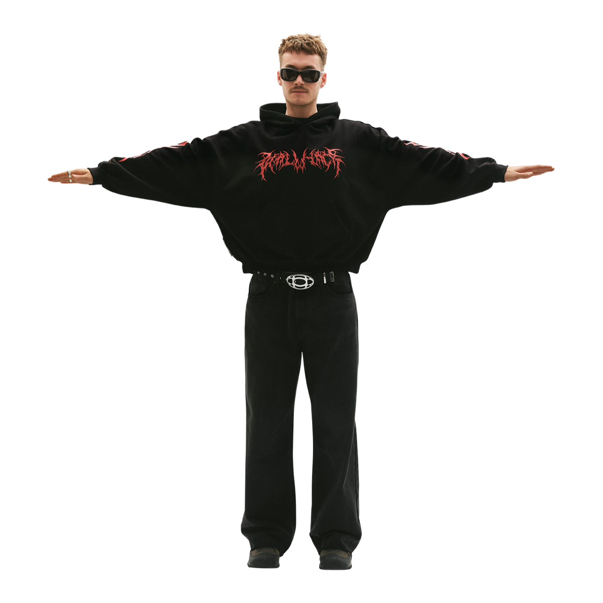 Cropped Hoodie - Death Metal